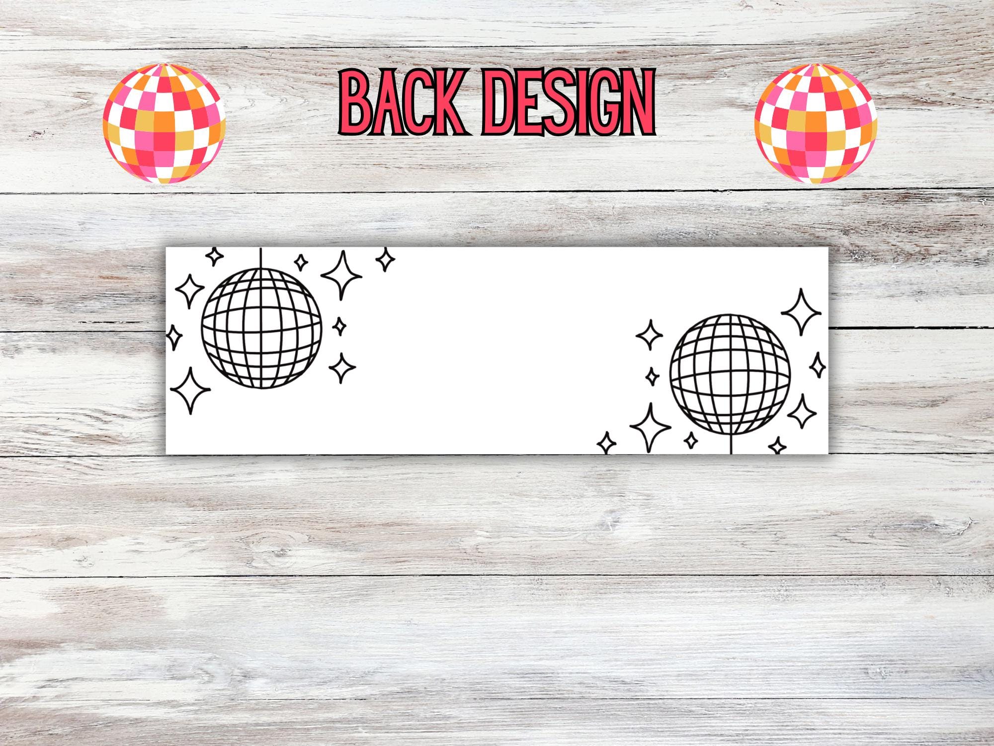 Retro Disco Ball Coloring Bookmarks | Printable Book Mark for Book ...