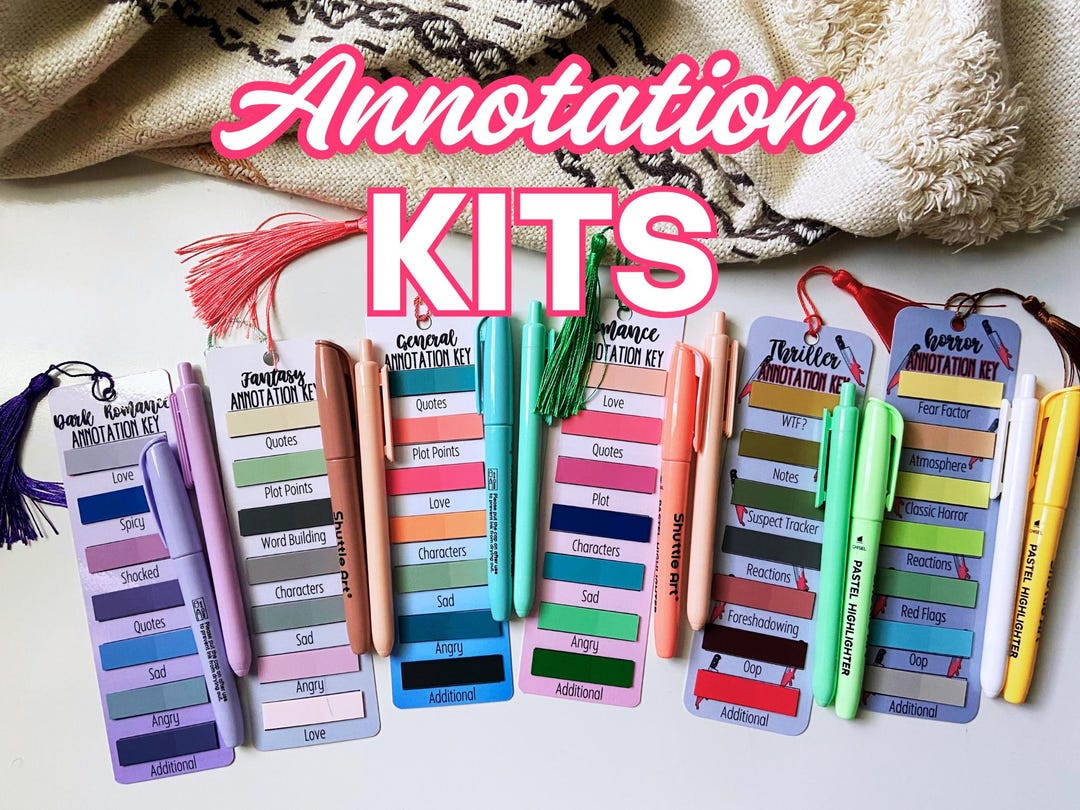 Book Annotation Kit for Romance and Fantasy Readers | Starter Pack With ...