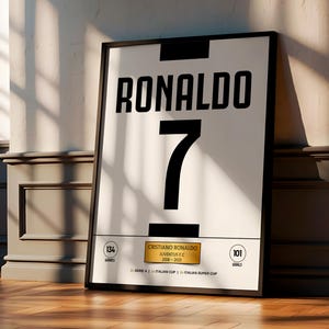 Cristiano Ronaldo Poster Print, Football Poster Printable, Instant ...