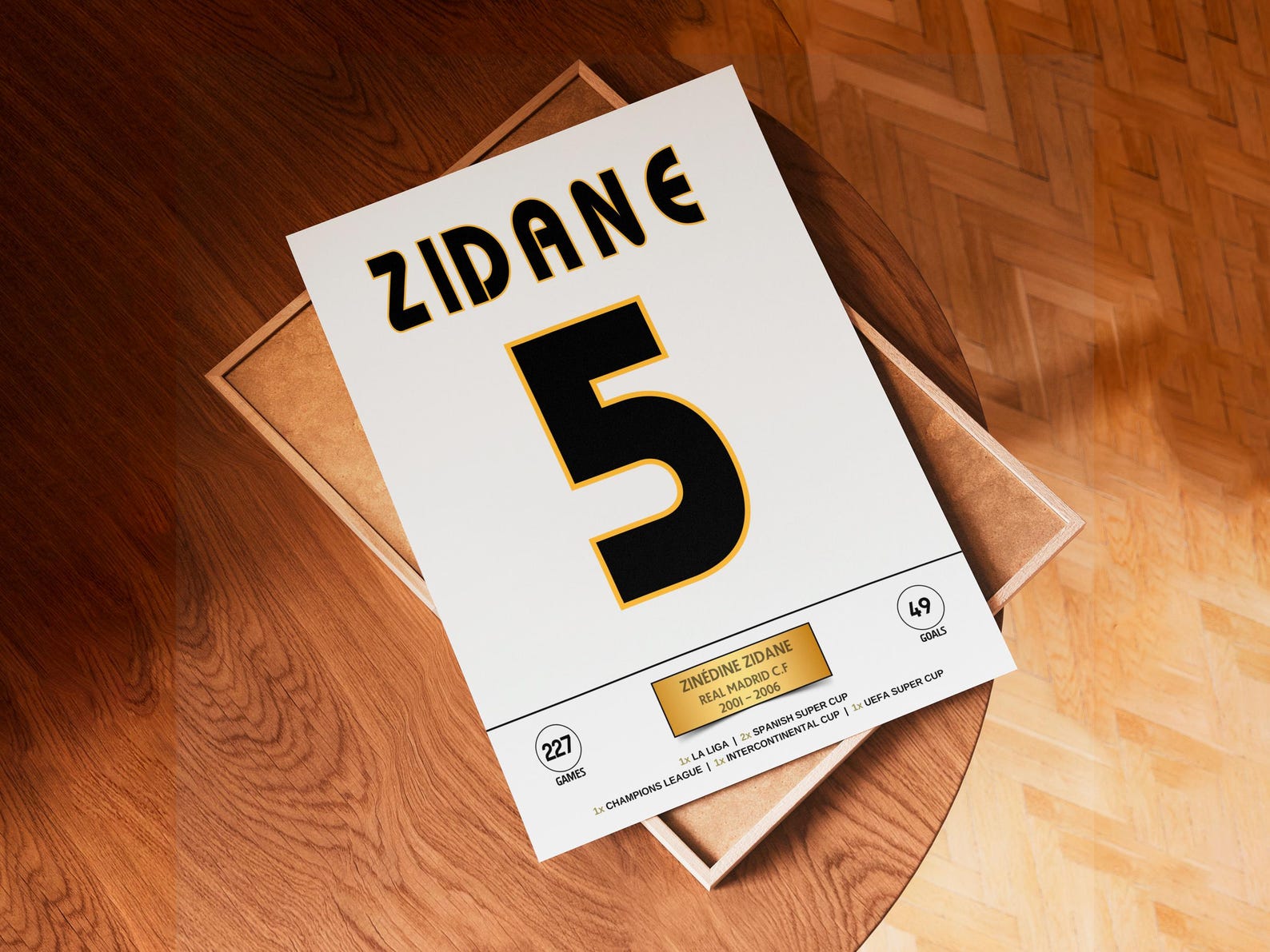 Zidane Poster Print, Football Poster Printable, Instant Download ...