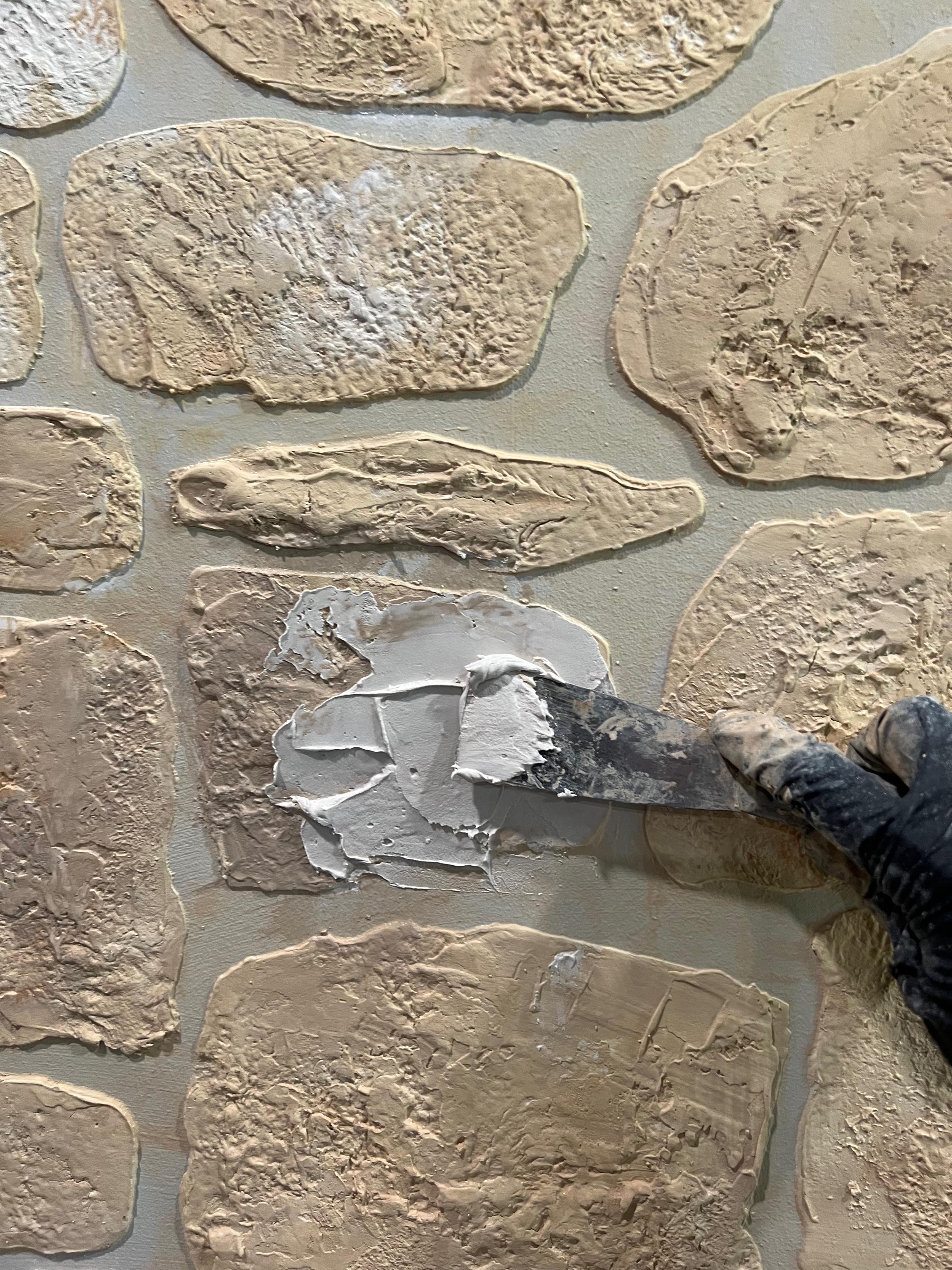 Stone Wall Stencil Kit. - Etsy