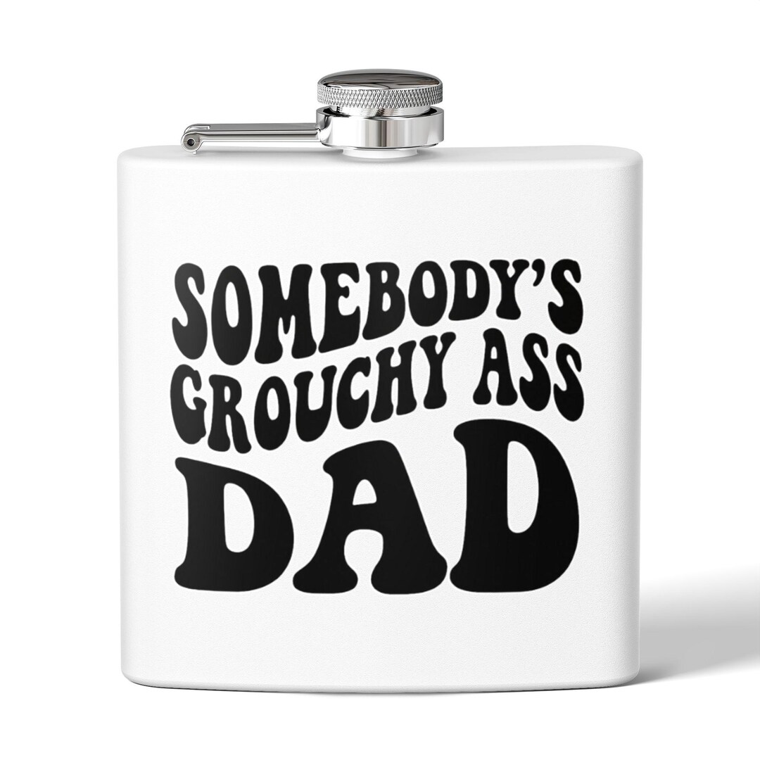 Funny Dad Flask, Gift for Father's Day, Groomsmen Gift, Personalized ...