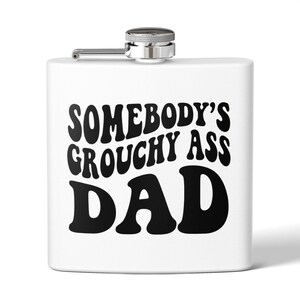 Funny Dad Flask, Gift for Father's Day, Groomsmen Gift, Personalized ...