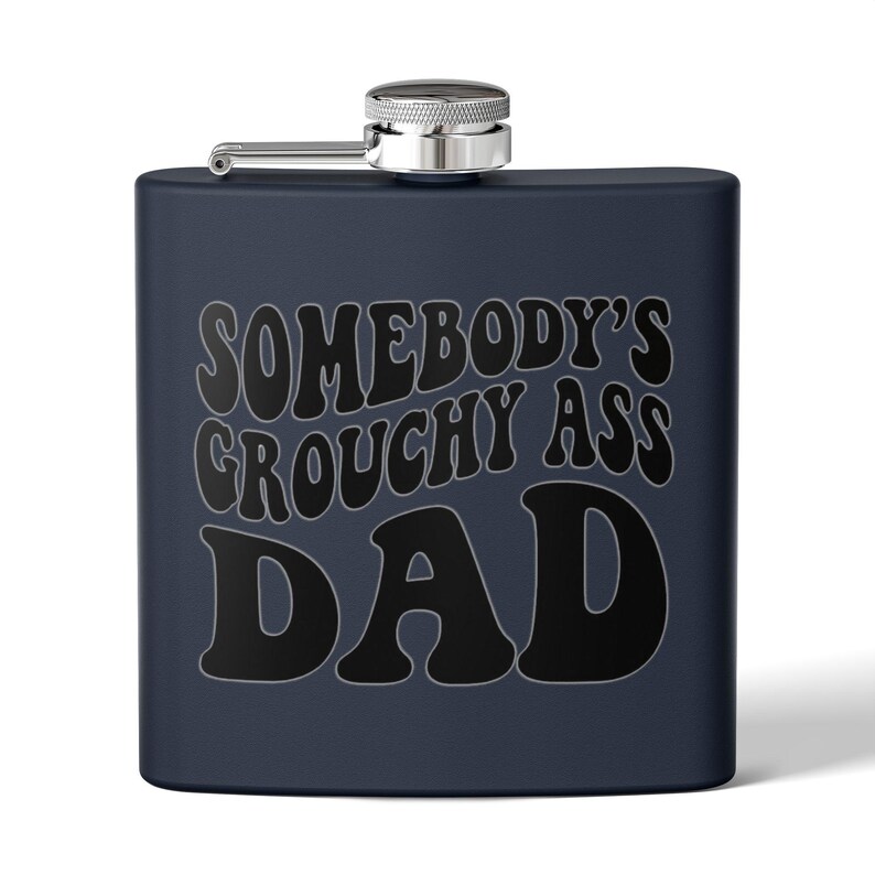 Funny Dad Flask, Gift for Father's Day, Groomsmen Gift, Personalized ...