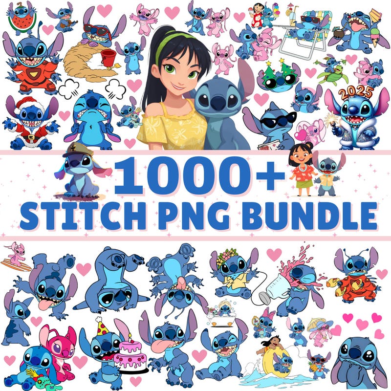 Stitch Stickers - Etsy