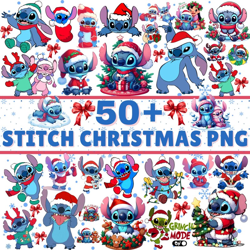 Stitch Christmas - Etsy