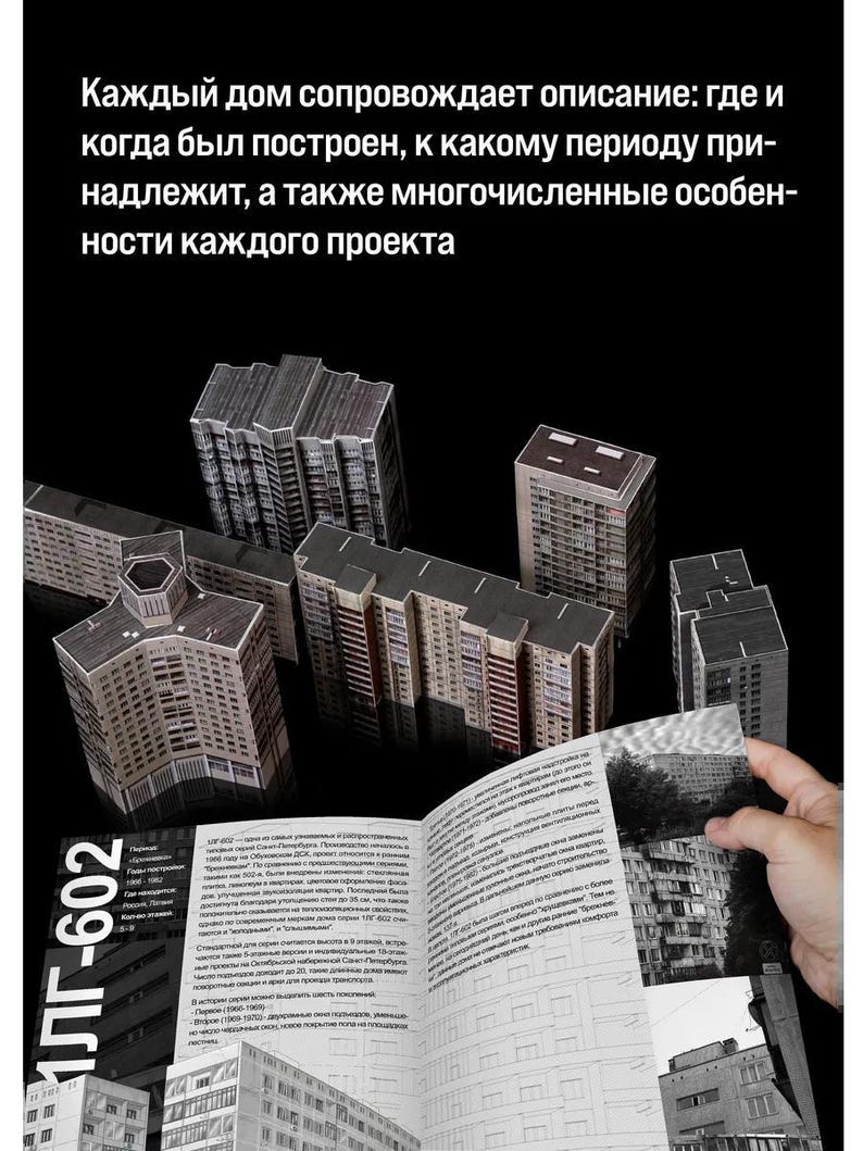 3D Paper Model Kit Book – Build Your Own Soviet Neighborhood | 7 ...