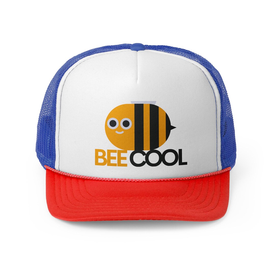 Playful Bee Cool Trucker Cap, Fun Summer Hat, Outdoor Adventure Gear ...