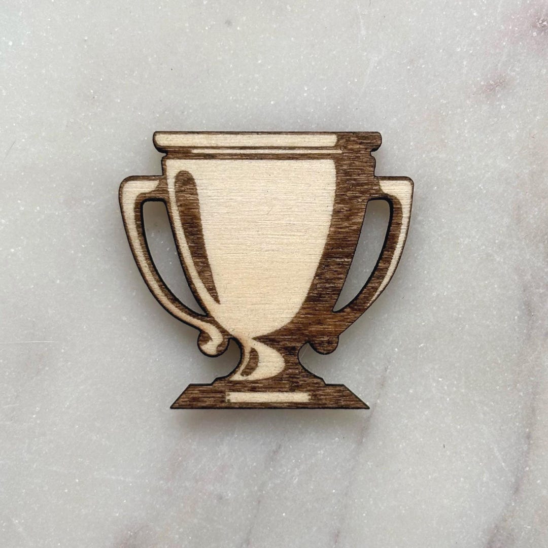 Trophy Wooden Magnet | Little Award Refrigerator Magnet - Etsy