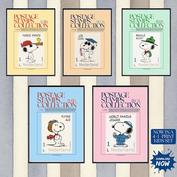 Snoopy Posters and Prints - Etsy