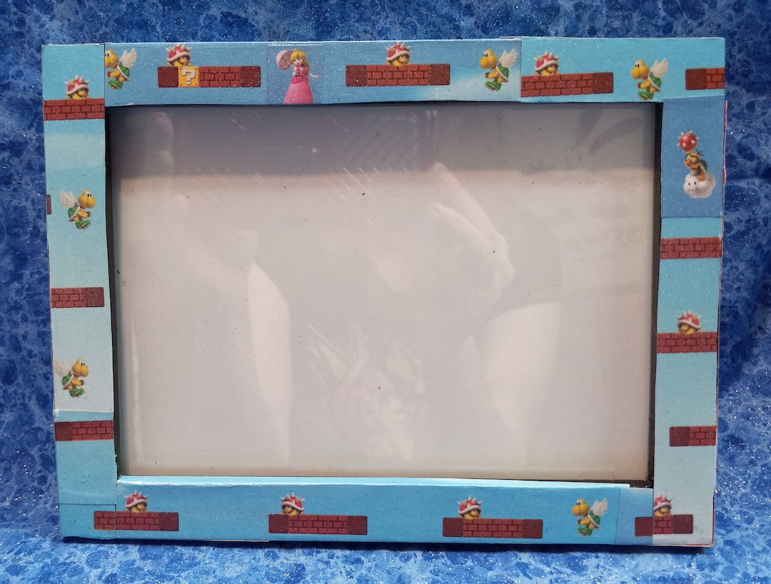 Super Mario Bros. Princess Peach Maze Decoupaged Frame - Etsy