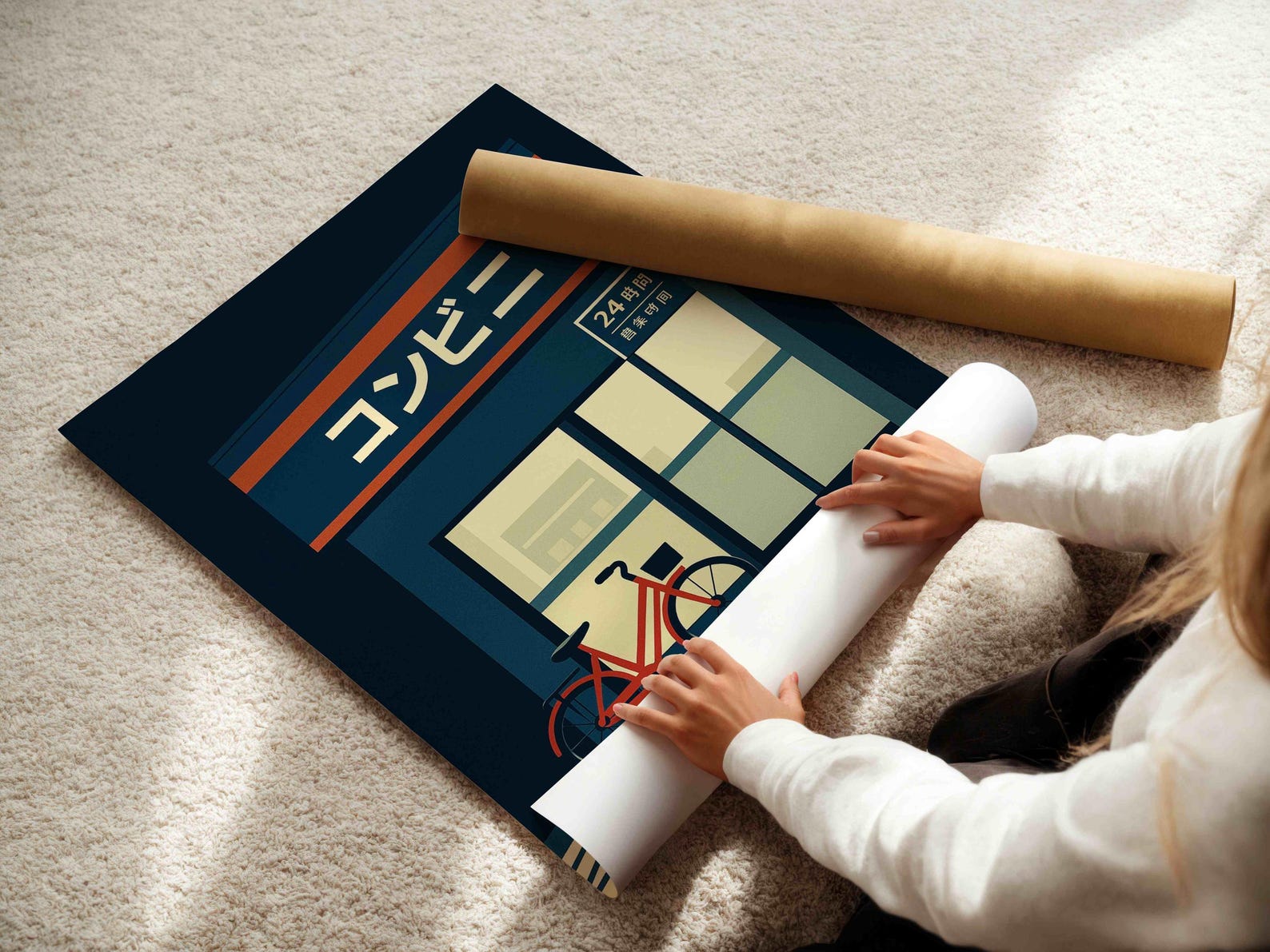 Japanese Convenience Store Print – Konbini Wall Art, Tokyo Urban Decor ...