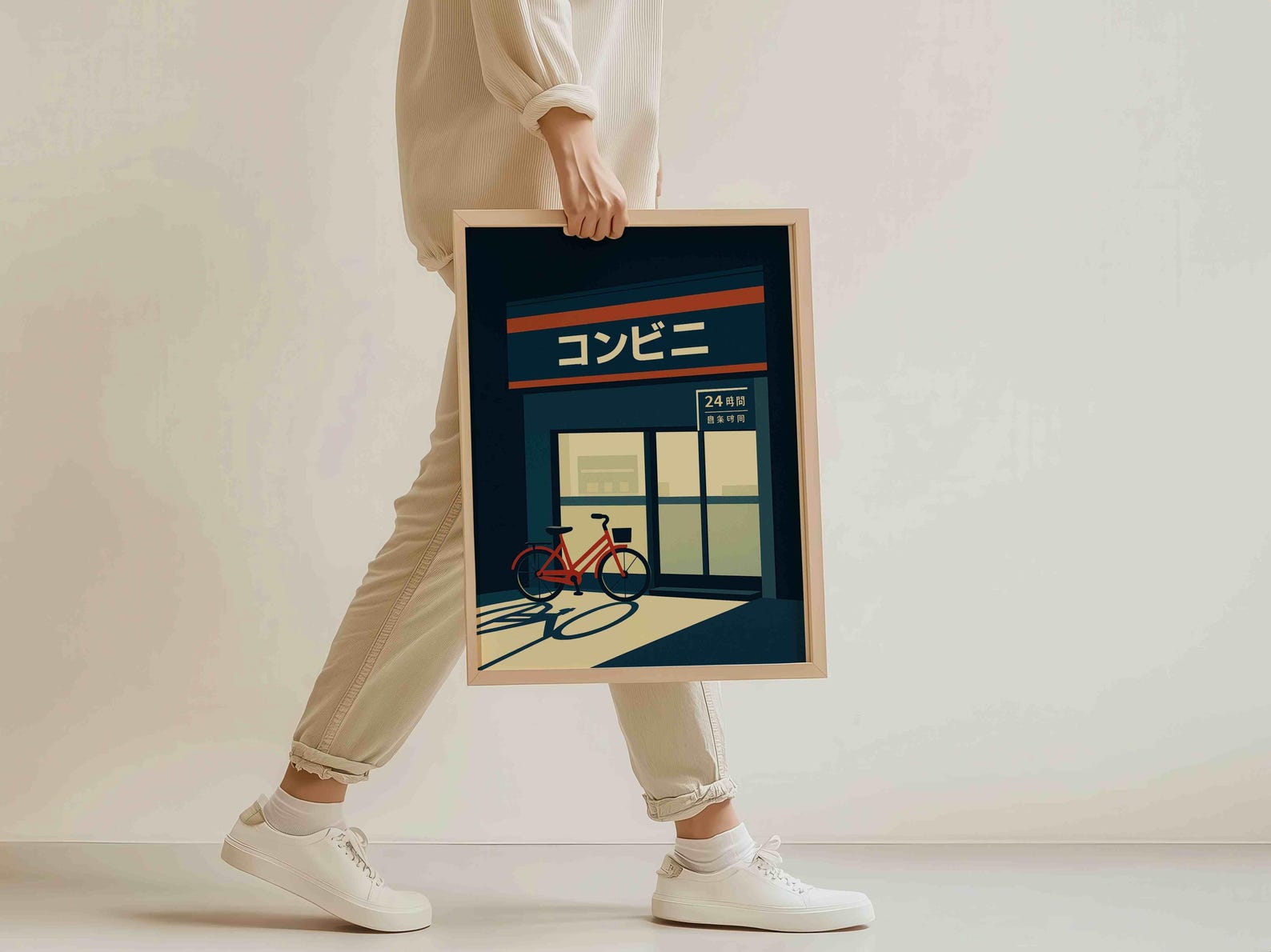 Japanese Convenience Store Print – Konbini Wall Art, Tokyo Urban Decor ...