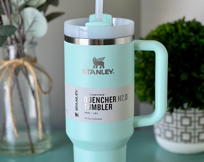 AUTHENTIC - Stanley Quencher 40oz - Color Mint - Brand New W/sticker ...