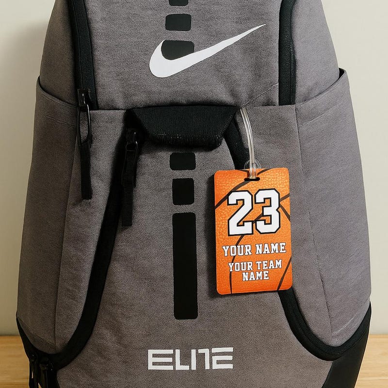 Basketball Bag Tag - Etsy
