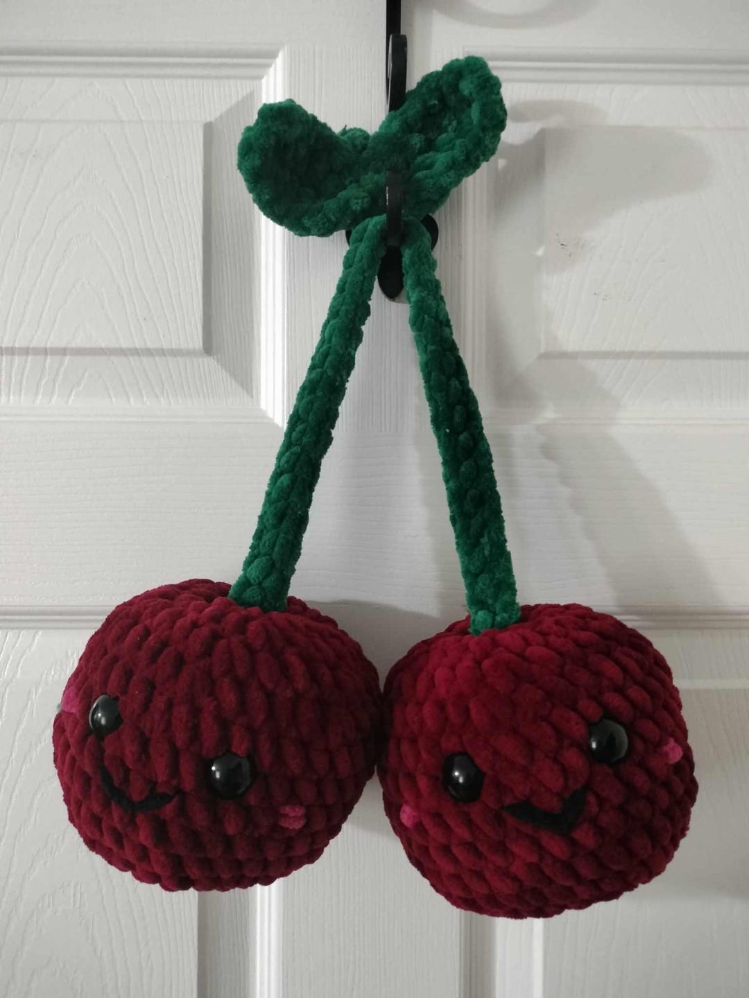 Plush Cherries Toy or Decor Fun Fruit Plush Gift Amigurumi - Etsy