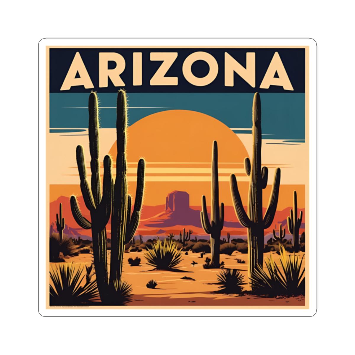 Vintage Arizona Sticker - Etsy