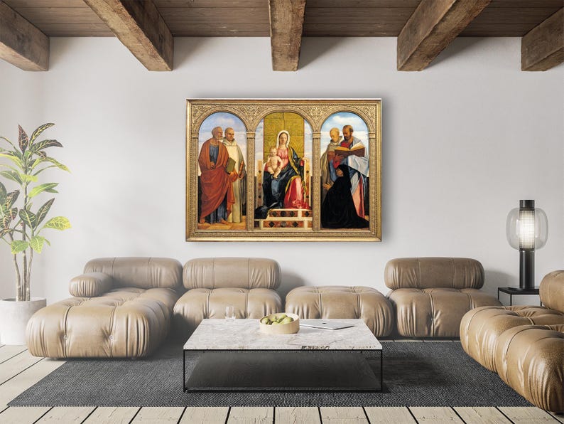 Pala Priuli – Giovanni Bellini Digital Painting, Renaissance ...