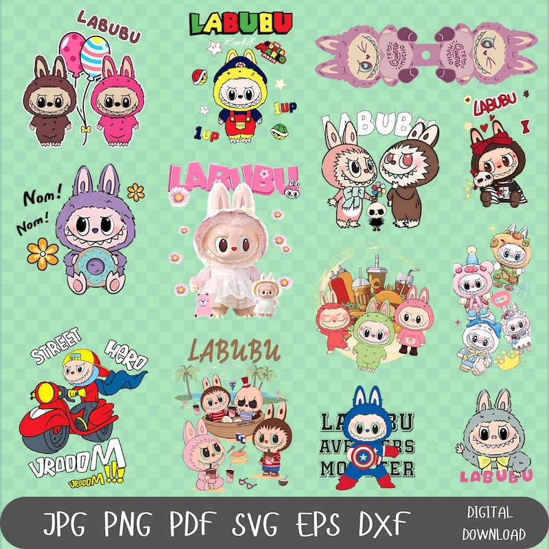 Labubu Vector - Etsy