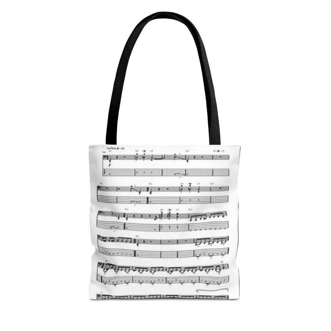 Musical Notes Tote Bag - Perfect for Musicians & Music Lovers, Gift for ...