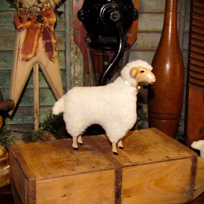 Vintage Sheeps Miniatures - Etsy