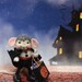 Needle Felted Halloween "vampire" Mouse! - Etsy