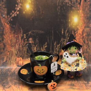 Halloween Mouse Witch Tea Set, Needle Felted - Etsy