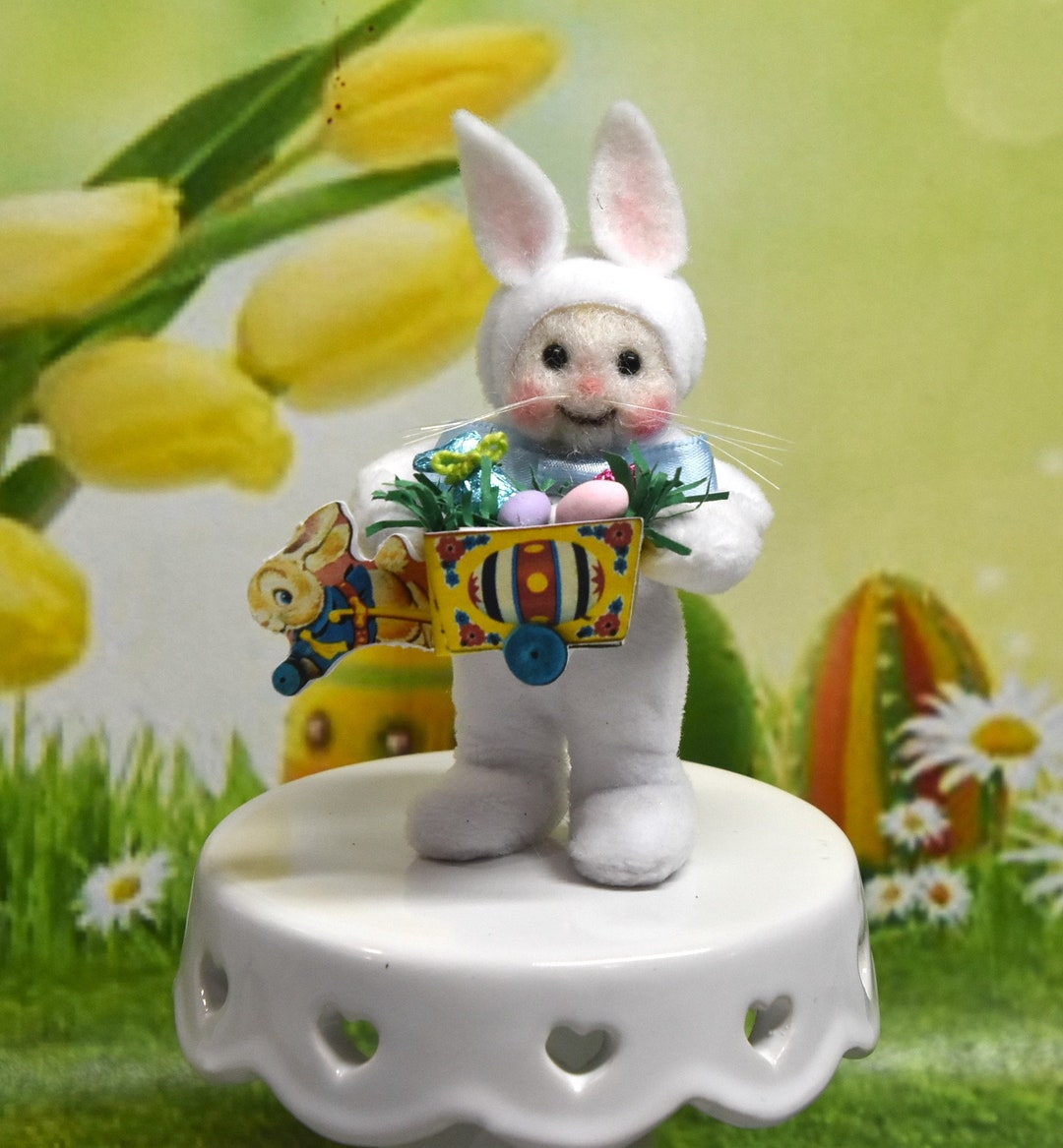 Easter Bunny Wagon Filled With Candy Accessory Style "a", Handmade - Etsy