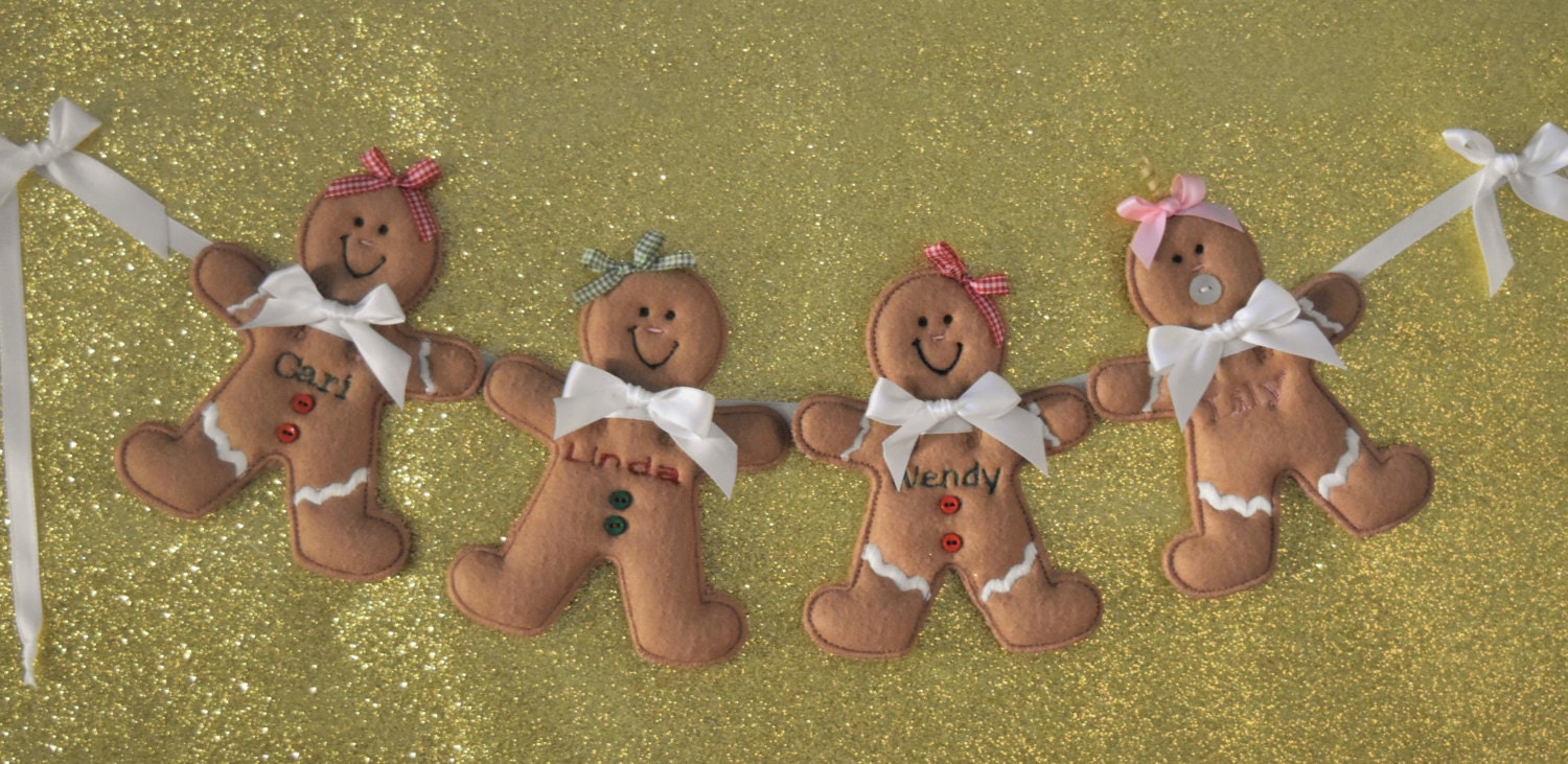 Design Your Own Felt Gingerbread Hanging cookie - Etsy