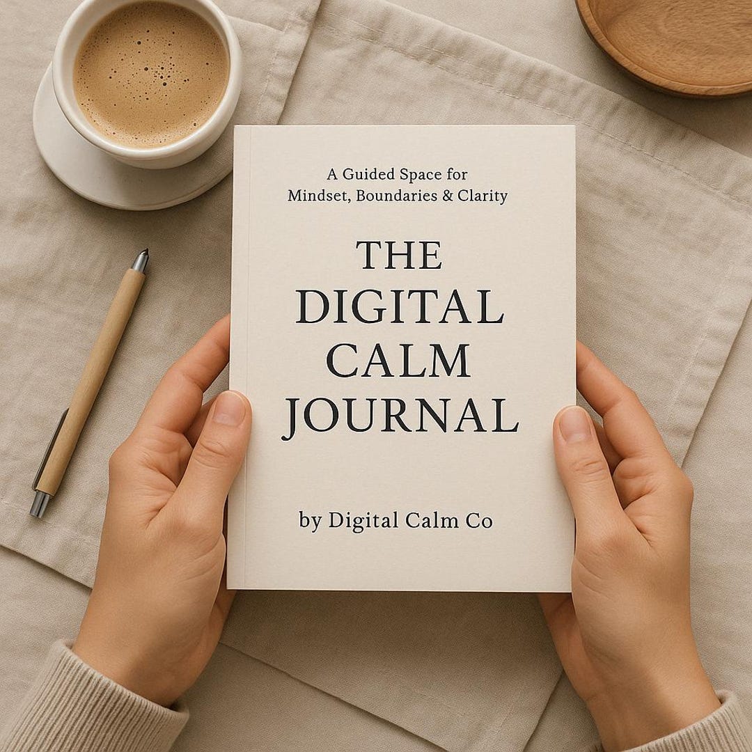7 Day Digital Calm Journal Printable PDF - Mindset and Wellness ...