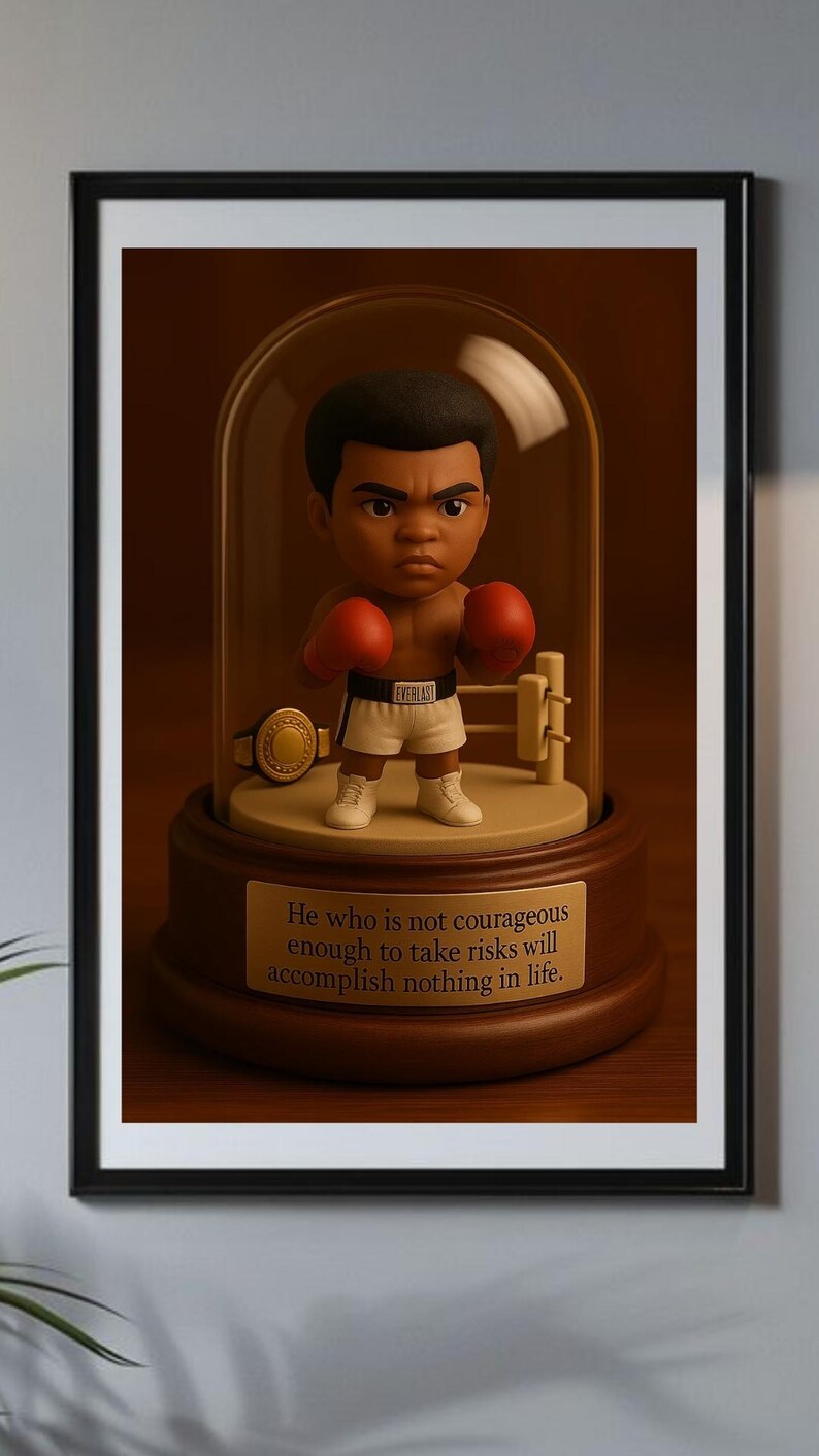 Motivational Wall Art | 3 Sets Boxing Legends Quote Prints | Fighter ...