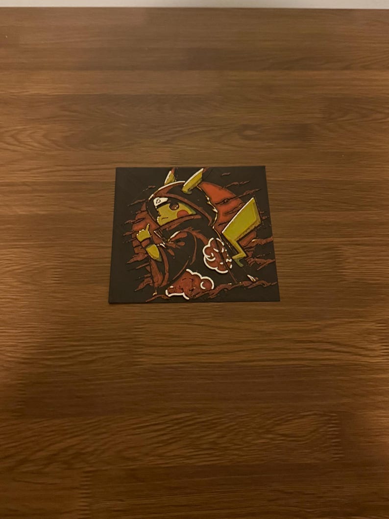 Pikachu X Akatsuki - Etsy