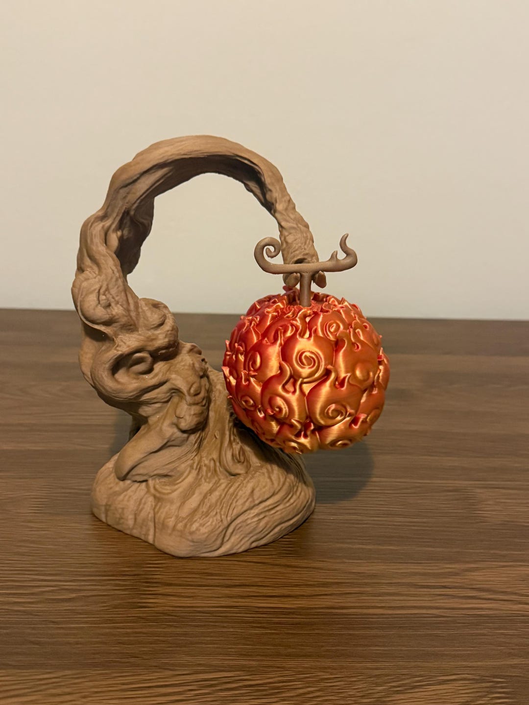 Mera Mera No Mi Devil Fruit With Vine Stand - Etsy