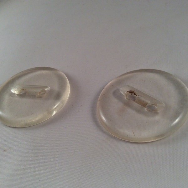 Clear Lucite Buttons - Etsy