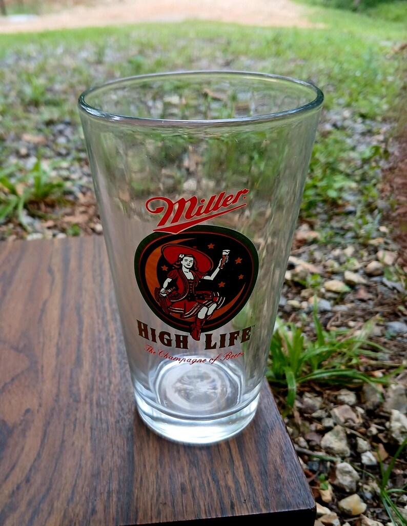 Miller Lite Pint Glasses - Etsy