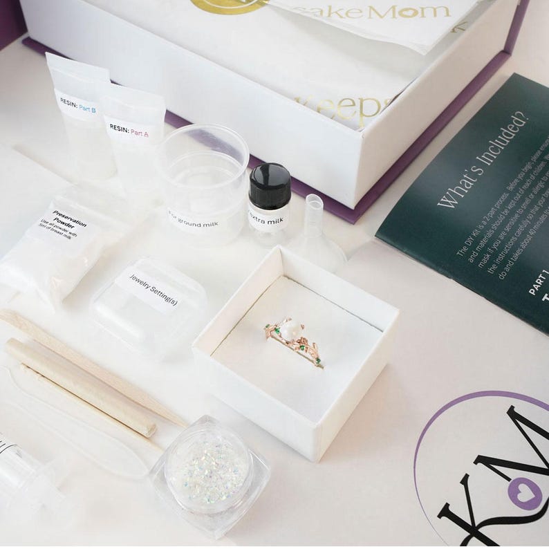 DIY Kit Breastmilk Jewelry for Making a Necklace Three Tiny Discs for ...