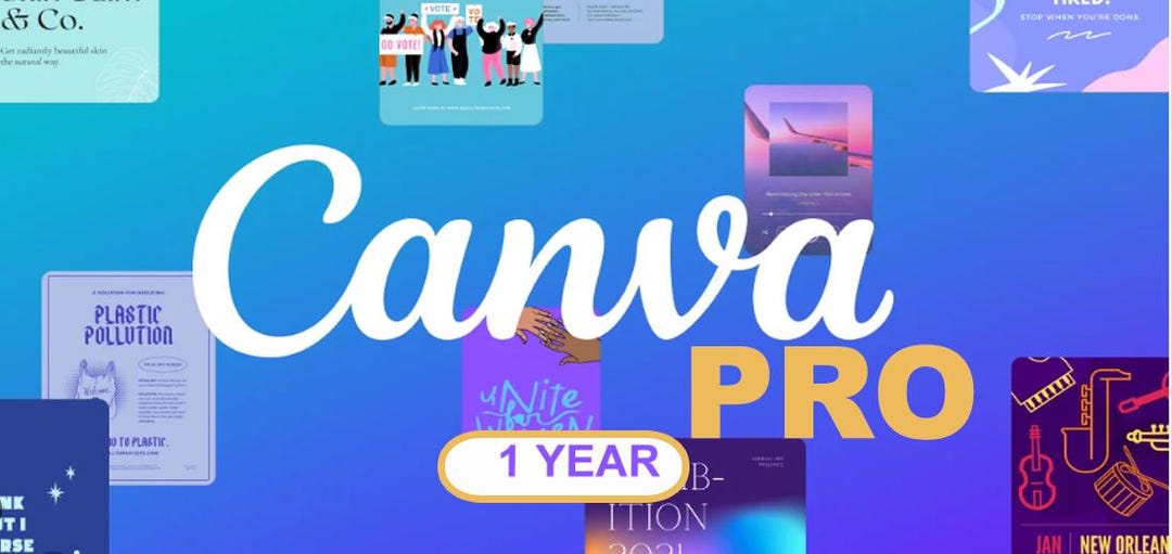 Canva Pro 1-year - Instant Digital Download - Unlock Premium Design ...