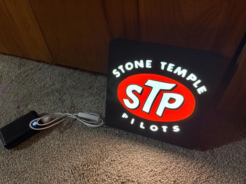 Stone Temple Pilots 3D Printed Lightbox Decoration - Etsy