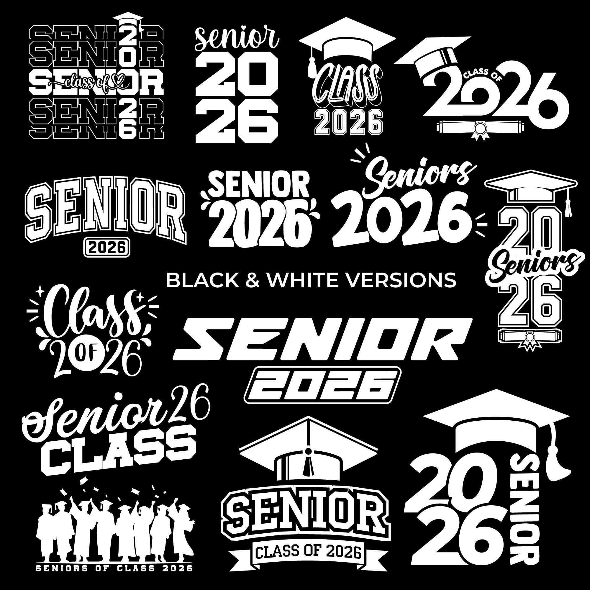 Class of 2026 SVG, Senior 2026 SVG Bundle, 2026 Senior Svg, Senior ...