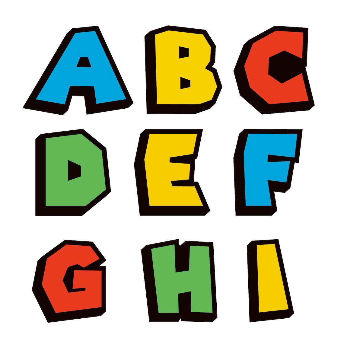 Super Mario Font Svg , Mario Bros Typography 72 Files SVG PNG, Super ...