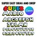 Super Mario Font Canva Template , Mario Bros Typography, Super Mario ...