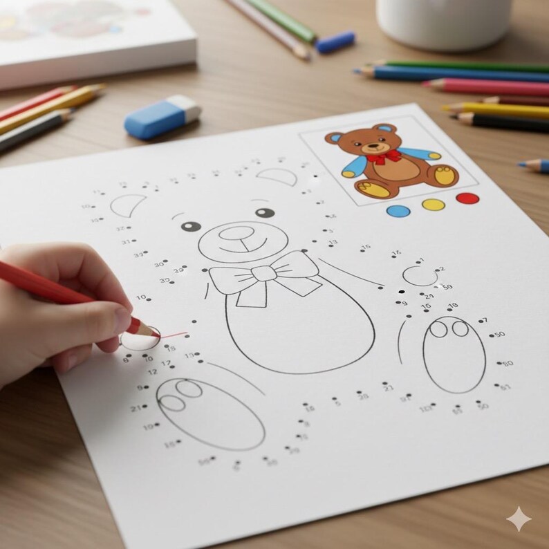 Arabic Dot-to-dot Coloring Pages: Animals & Fruits (PDF) - Etsy