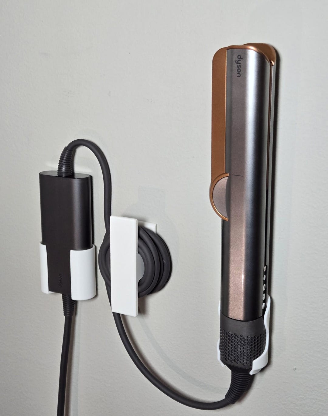 Dyson Airstrait Holder - Wall Mounted - Sleeve and Cable Management - Etsy