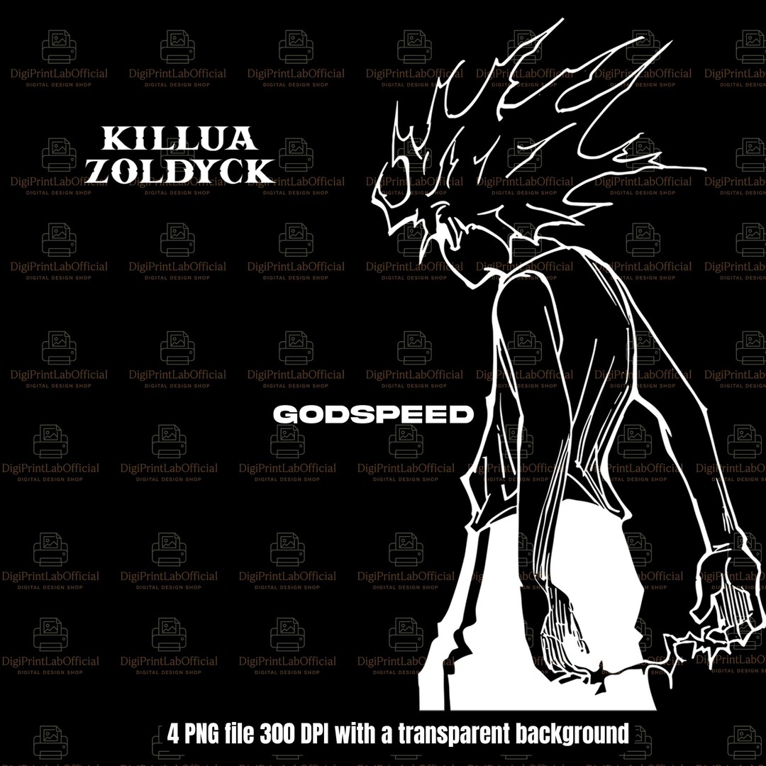 Anime Hunter X Hunter Killua Zoldyck God Speed High-quality Png and Svg ...