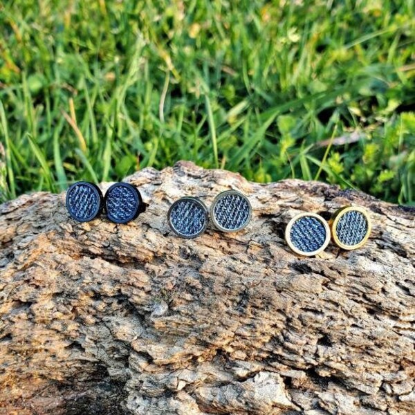 Denim Earrings - Etsy