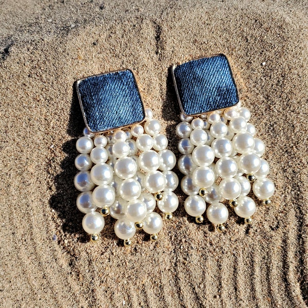 Denim and Pearls - Etsy
