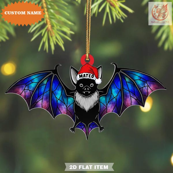 Bat Ornaments - Etsy
