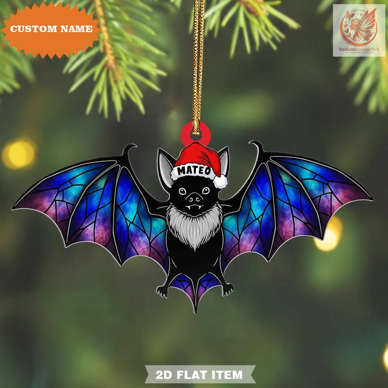 Bat Ornaments - Etsy