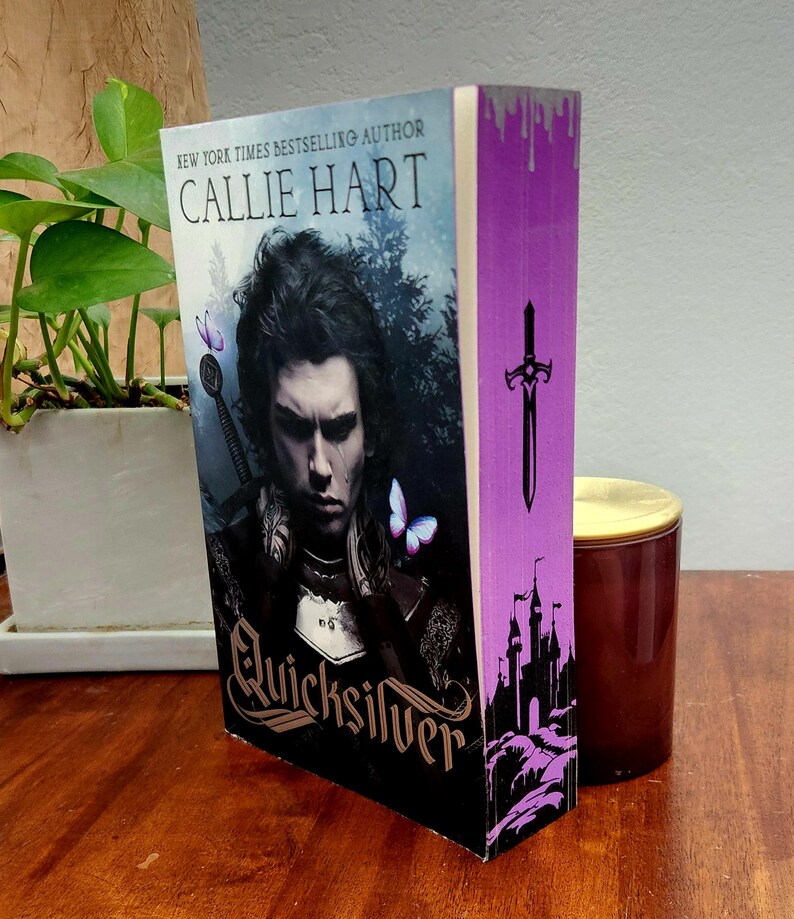 Custom Sprayed Edges - Quicksilver (original Cover) - Design 2 - Etsy