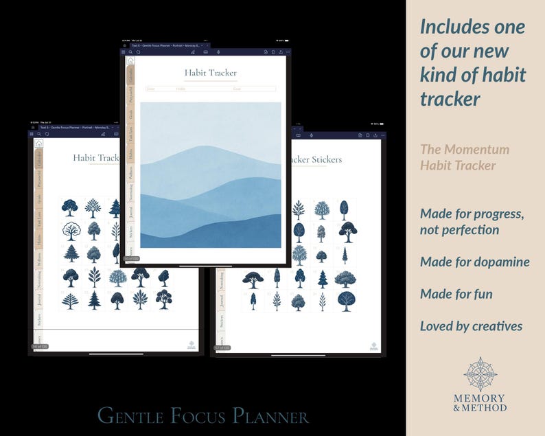 Elegant ADHD Digital Planner | Gamified, Goodnotes PDF (ipad) - Etsy